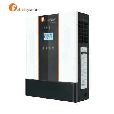 China Felicity 5kW Hybrid Solar Inverter 48V MPPT 5000W Single Phase Off Grid Pure Sine Wave for sale