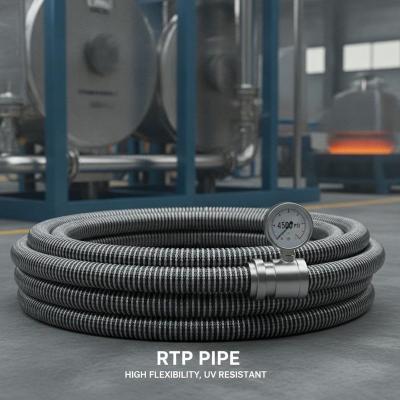 China Pressure Rating Up To 4500 Psi RTP Pipe Delivering High Flexibility And UV Resistance Tailored For Heavy Duty Industrial for sale