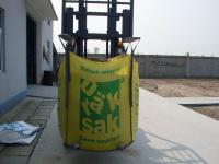 China Four-Panel Industrial Polypropylene Big Bag FIBC For Pellets Transportation for sale