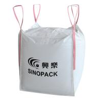 China Four-Panel Industrial Polypropylene Big Bag FIBC For Pellets Transportation for sale