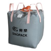 China Flexible Intermediate Bulk Containers FIBC big bag 1 tonne with four floop for sale