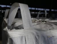 China White Circular / Tubular Pellet Big Bag For Soil / Mineral / Construction for sale
