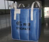 China Cross Corner Big Bag FIBC With Baffle And Anti-Sifting For Black Carbon for sale