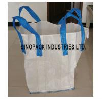 China Flexible Intermediate Bulk Containers Circular / Tubular Big Bag Sand Gravel Soil Trasportation for sale