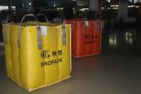 China 2205 Lbs FIBC Bulk Bag Flexible Container Bag Innovative Tubular Body Design for sale