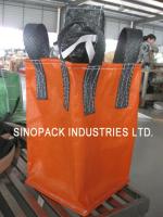 China Woven Polypropylene Bags One Tonne Bags 10'' High 14 D  X 18''H for sale