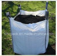 China Label PE / PP Liner Material Big Bag Sack With 4/2/1 Lifting Loops for sale