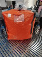 China Polypropylene Big Bag Sack Plain / Discharge / Spout Green Color for sale