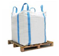China Cross Corner Loops UN Big Bag White Static Protection for Safe Transport and Handling for sale