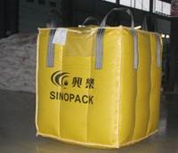 China Jumbo Food Grade FIBC Cross Corner Big Bulk Conductive Cement Bag for sale