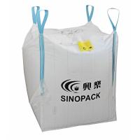 China 1000kg Anti static Industrial Bulk Bags CROHMIQ blue / white for storage chemical powder for sale