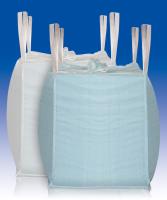 China 1000kg Anti static Industrial Bulk Bags CROHMIQ blue / white for storage chemical powder for sale