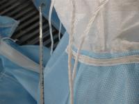 China TYPE D Conductive Blue PP Jumbo Bags Anti - Sift Anti Static Bulk Bags For Chemical Powders for sale