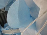 China TYPE D Conductive Blue PP Jumbo Bags Anti - Sift Anti Static Bulk Bags For Chemical Powders for sale