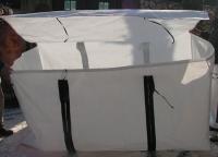China 3 Cubic Meters Garden Waste Bags , Dry Bulk Large Garbage Bags for sale