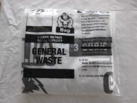 China 3 Cubic Meters Garden Waste Bags , Dry Bulk Large Garbage Bags for sale
