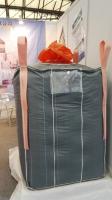 China Grey PP Fabric 1000KGS 4 Panel Big Jumbo Bags For Transportation Storage Seeds for sale