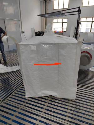 China Cross Corner 2205 Lbs Baffle Fibc - Durable Heavy Duty Bulk Bag for Industrial for sale
