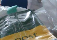 China Four panel BOPP laminated bags with cross corner loops , Polypropylene Jumbo Bags for sale