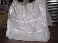 China Gravel Bulk Large Piping Bags With 2500lbs Capacity , White Color for sale