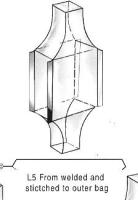 China Big Bag Liner With Fins for sale