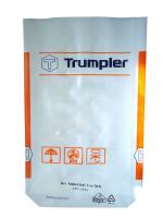 China Industrial sugar / minerals PE valve bags with open top & M gusset for sale