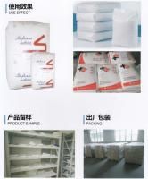 China Surface anti slide fertilizers / foodstuff / salt PE valve bags automatically close itself for sale