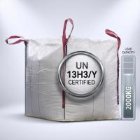 China Industry-Grade UN Packaging Bags 2000kg Bulk Capacity Corrosive Chemical Solids 13H3/Y Certified Woven PP for sale