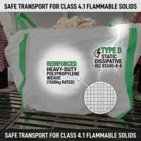 China Secure Dangerous Chemical Transportation FIBC 1500kg Type D Static Dissipative for Class 4.1 Flammable Solids Sea for sale