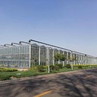 China Farm Agriculture Greenhouse Equipments Multi Span Glass Inner Outer Shading System for sale