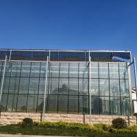 China Farm Agriculture Greenhouse Equipments Multi Span Glass Inner Outer Shading System for sale