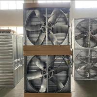 China 1380x1380mm Galvanized Steel Sheets Exhaust Fans Agriculture Small Greenhouse Cooling System for sale