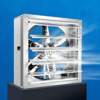 China 1380x1380mm Galvanized Steel Sheets Exhaust Fans Agriculture Small Greenhouse Cooling System for sale