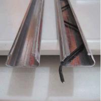 China 4m 6m 0.7mm Aluminium Channel Profile Zinc Lock For Greenhouse Film for sale