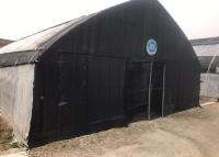 China Strong Polytunnel Greenhouse 3m X 2m 9m 10m Growing Mushroom Natural Ventilation Shade Net for sale