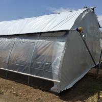 China Agriculture Hot Dip Galvanized Steel Framework Panda Film Greenhouse Mushroom Cultivation for sale