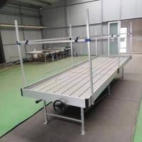 China factory price greenhouse nursery plastic flood tray 4'x8' ebb and flow propagation flood table system for sale