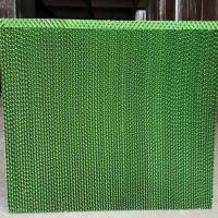 China 2m Fan And Pad Greenhouse Cooling Pad Green  Brown Wet Pad Evaporative Cooling System for sale