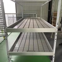 China Vegetable Outdoor Indoor Plant Growing Rack 1.22x2.44m Ebb Flood Fixed Table Growing Rack For Medical Plants for sale