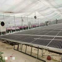 China 1.735m Greenhouse Rolling Tables PE Material Rolling Top Greenhouse Benches For Rose Orchid for sale