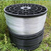 China Agriculture Transparent 2.5mm Polyester Monofilament Wire For Holding Curtain Indoor Greenhouse Shade Net for sale