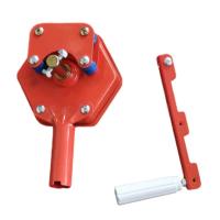 China Orange Manual Greenhouse Roll Up Machine For Side Ventilation Agriculture for sale