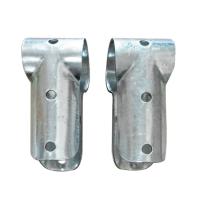 China Roof Spring Lead Spring Hoop End Cap Galvanized Steel Material Greenhouse Accessories for sale