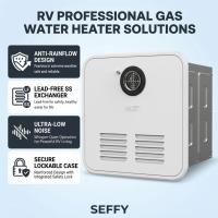 China Auto Drain Anti Freeze LPG Water Heater 65000-80000 BTU Rainproof for RV Campervan for sale