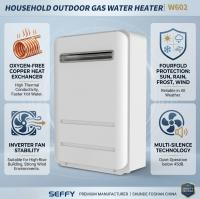 China 16L Outdoor Gas Water Heater Ultra Quiet DC Inverter IPX5 Anti Freeze for sale