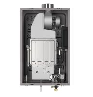 China Twin Wall Chimney Gas Water Heater 10L Sealed Combustion Safe for Airtight Rooms for sale