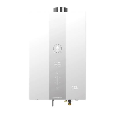 China Balanced Flue Gas Water Heater Twin-Pipe System 20L Outdoor Air Zero Indoor Oxygen Consumption for sale