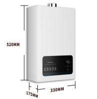 China 12L Indoor Tankless Gas Water Heater Copper Heat Exchanger Energy Saving 30% for sale
