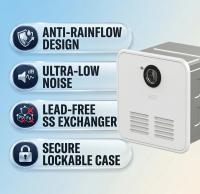 China Outdoor RV Gas Water Heater 65000-80000BTU Customizable Anti Rain Backflow for sale