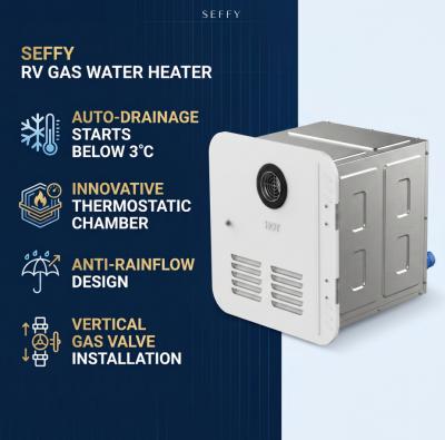 China Anti Freeze Portable RV Water Heater Tankless Instant 85000 BTU Gas for Caravans for sale